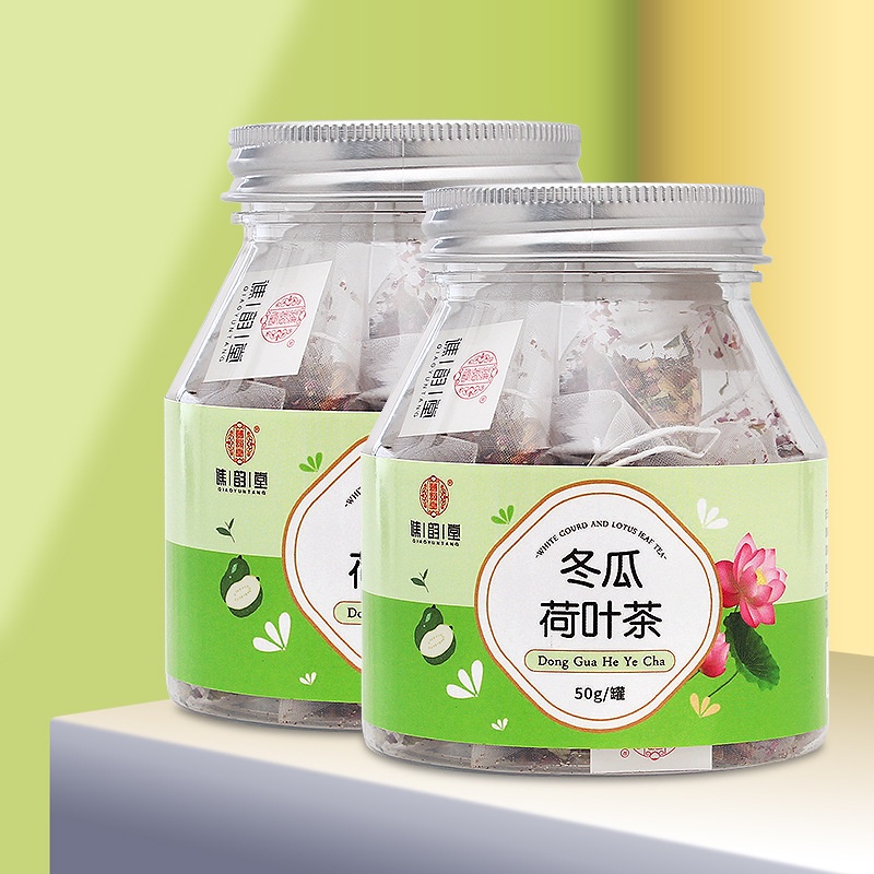 Chinese tea Winter Melon Lotus Leaf 50g/Canned Triangle Bag Style ...