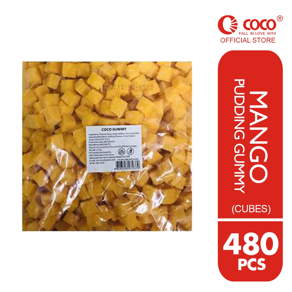 COCO Mango Gummy Pudding Cube 2.5kg | Shopee Philippines
