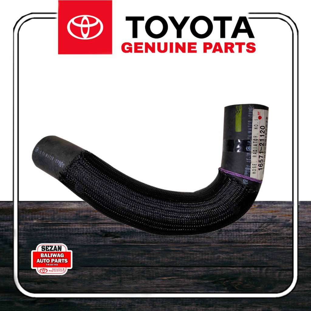 ORIGINAL TOYOTA RADIATOR HOSE NO. 1 VIOS 2007-2013 16571-21120 | Shopee ...