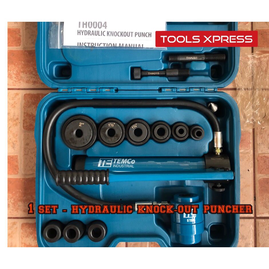 Hydraulic Knock Out Puncher Set | Shopee Philippines