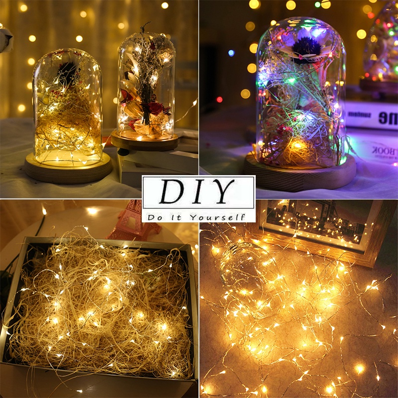 100cm LED Wire Fairy Light Flashes Flashes,Led Fairy Wire For Christmas ...