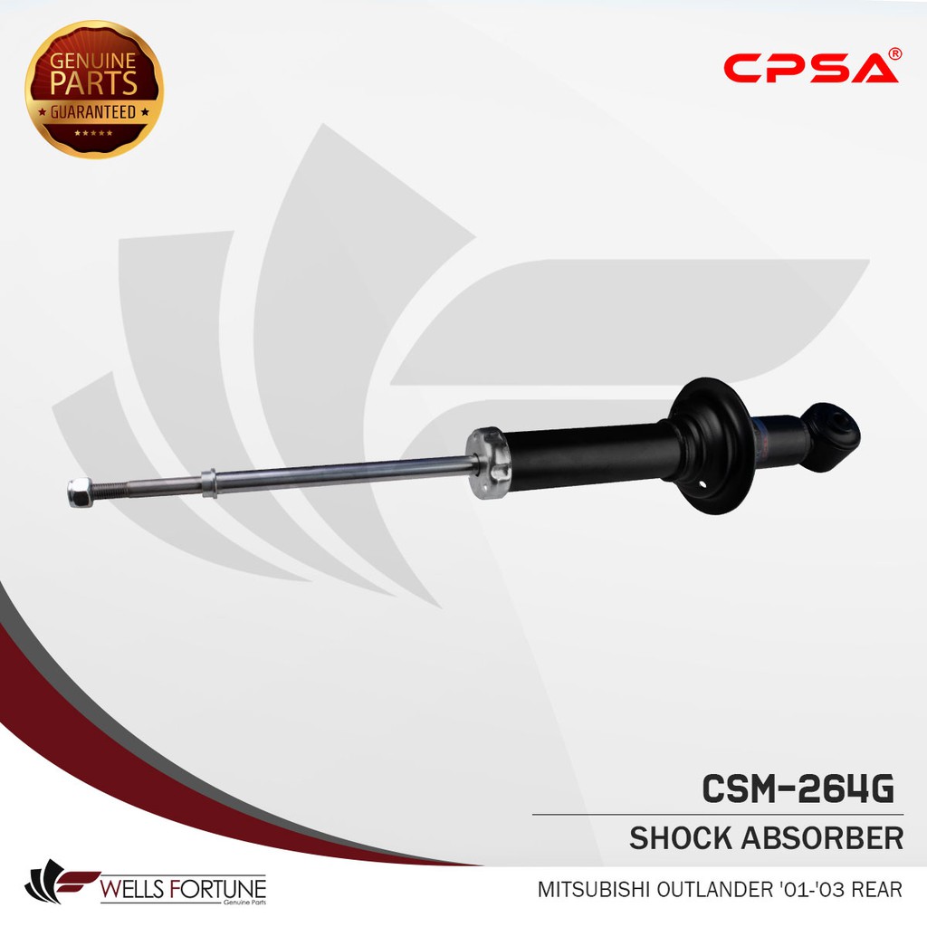 MITSUBISHI MIRAGE 2013 REAR 348083 CPSA GAS TYPE SHOCK ABSORBER FOR ...
