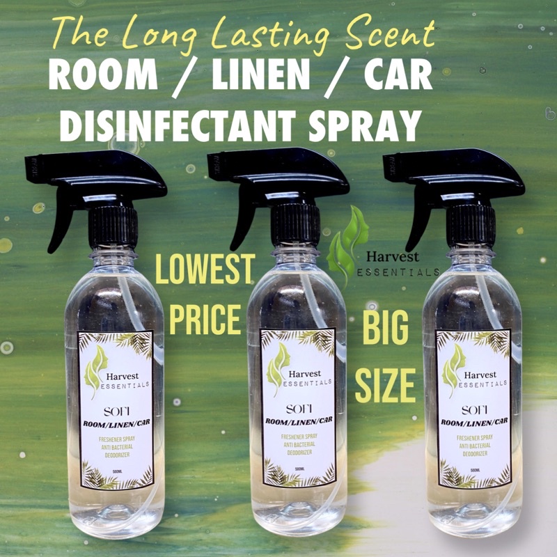 Harvest Essentials Room & Linen Disinfectant Spray Best Seller Car ...