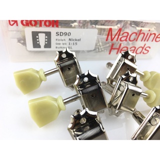 1Set Genuine GOTOH 3R-3L Vintage Deluxe Electric Guitar Machine Heads ...