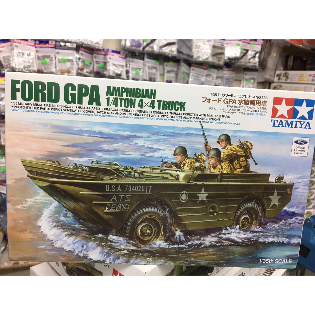 Tamiya No. 35336 1:35 Ford GPA Amphibian 1/4ton 4x4 Truck | Shopee ...