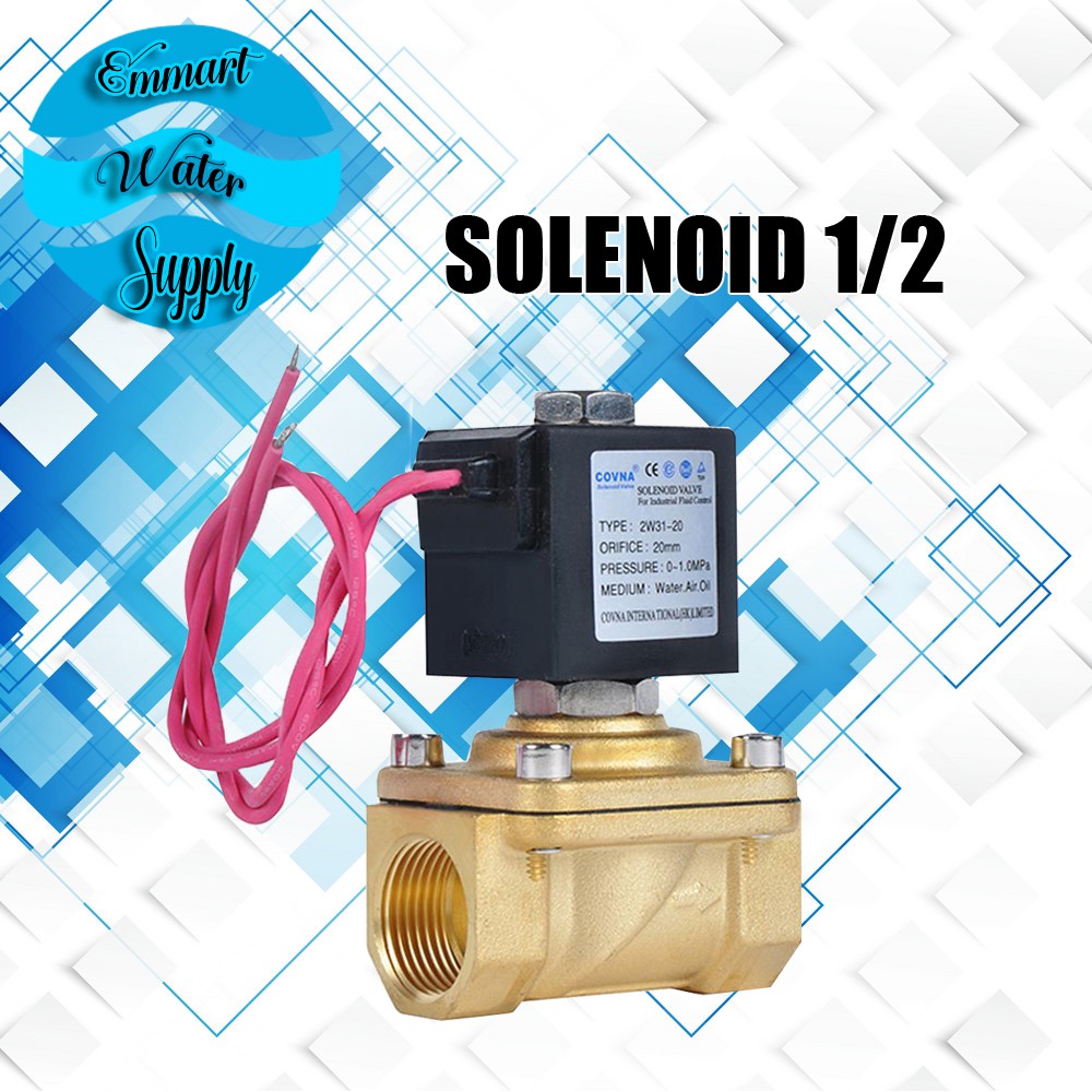 Solenoid Valve 220VAC 1/2 | Shopee Philippines