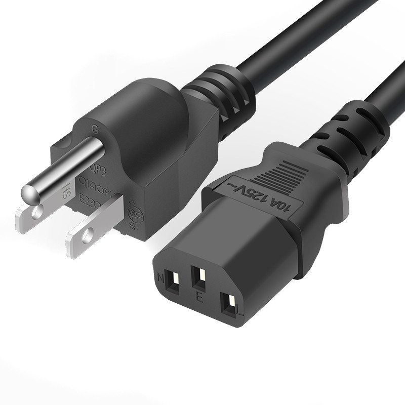 CPU Monitor Power Cable Power Cord 1 5 Meter Computer Line AC Power