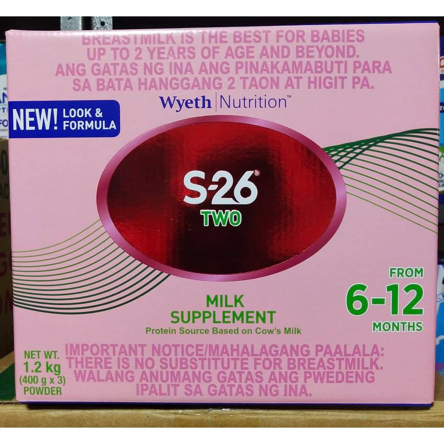 S26 Two Powdered Milk (1.2kg) | Shopee Philippines