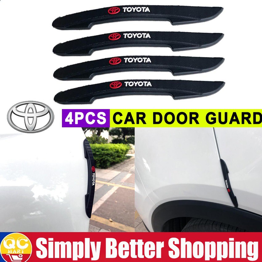 【Toyota Universal】4PCS/SET Door Guard Protector with Logo Toyota ...