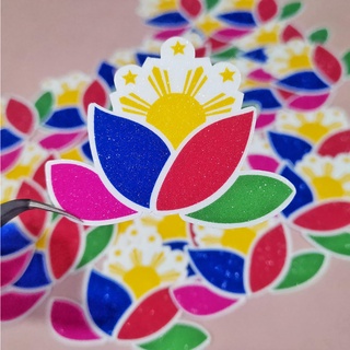 Kulay Rosas ang Bukas Updated Logo Sticker / Leni-Kiko / Angat Buhay ...