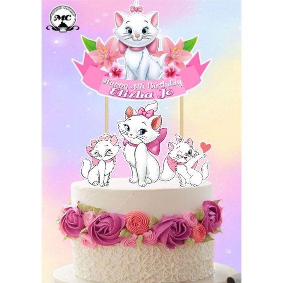Marie Aristocats Customize Cake Topper | Shopee Philippines