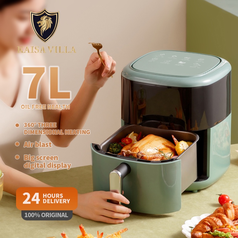 Kaisa Villa air fryer 7L electric fries machine oil free large capacity air fryer non air fryer ...