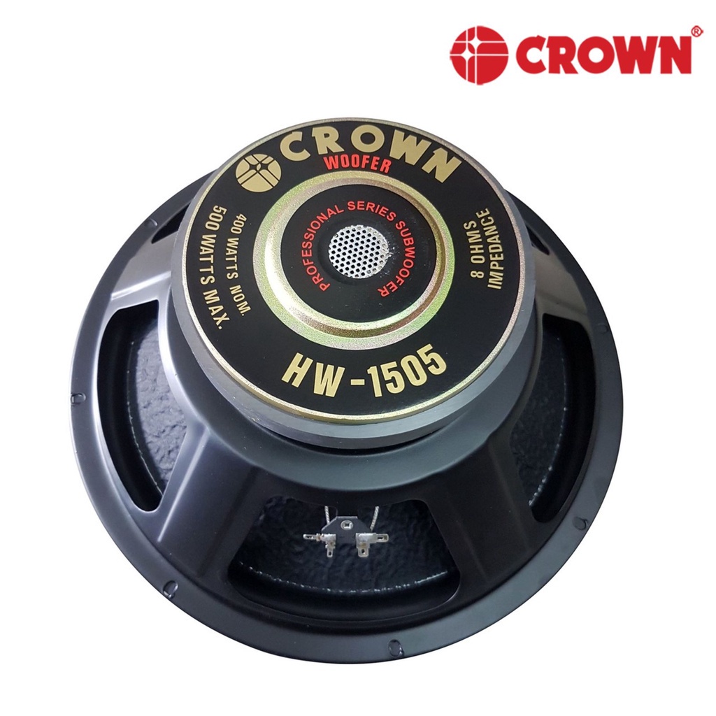 Crown HW-1505 15'' inch ( 500 watts ) High Performance Woofer | Shopee Philippines