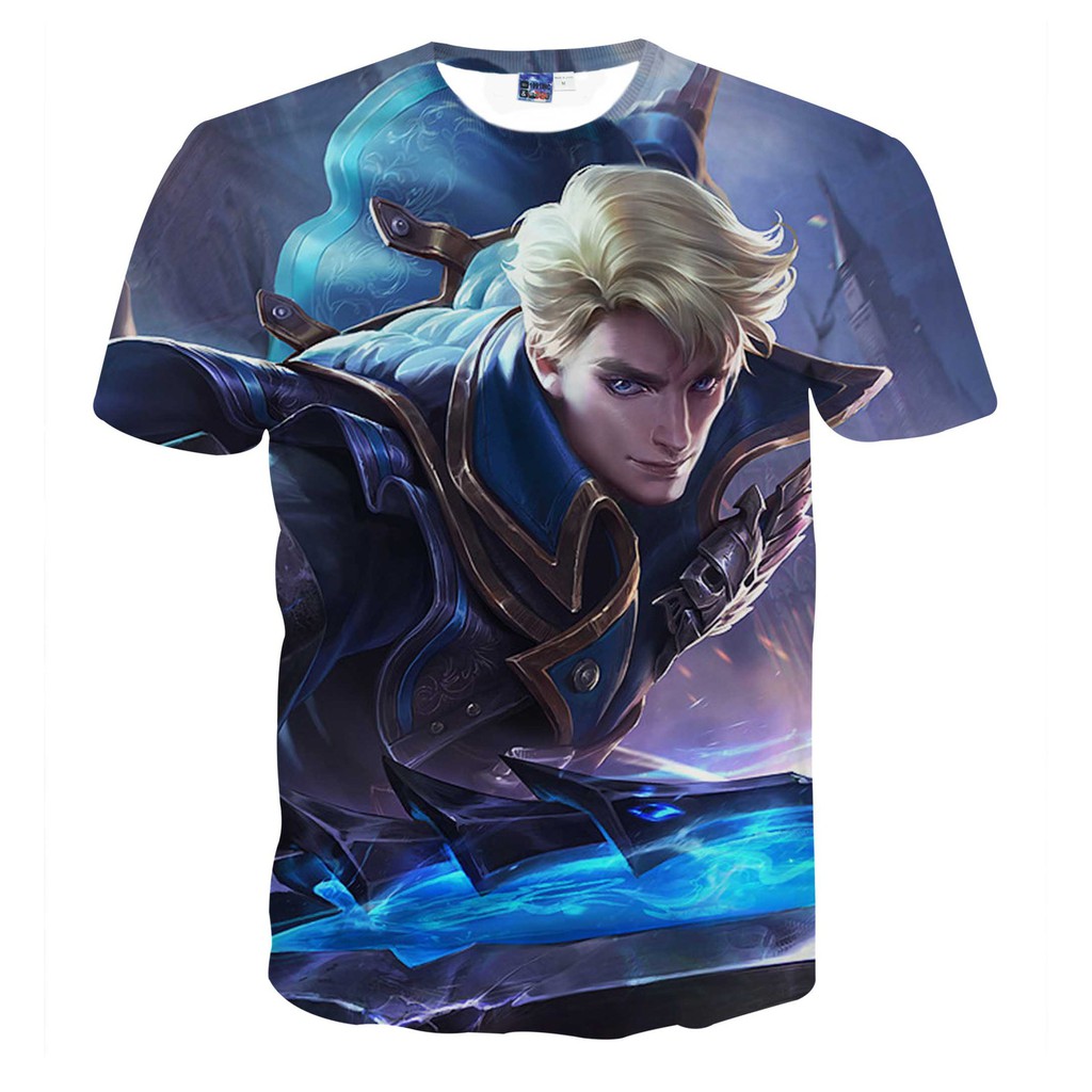Mobile Legends Hero Alucard 3D Printed Graphic T-Shirts | Shopee ...