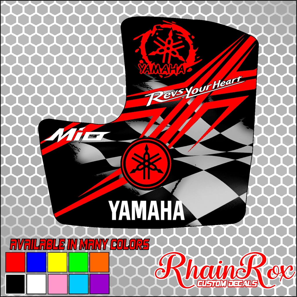 mio sporty gas tank sticker printed laminated waterproof | Shopee ...