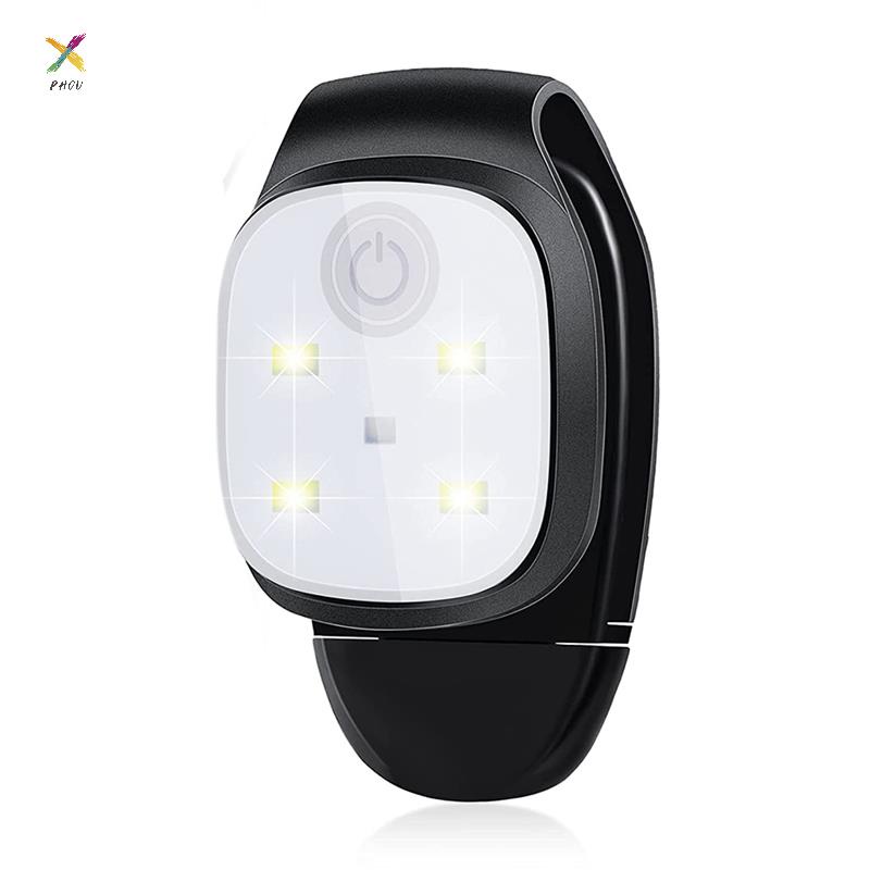 Outdoor Night Clip on Running Lights USB Rechargeable LED Light ...