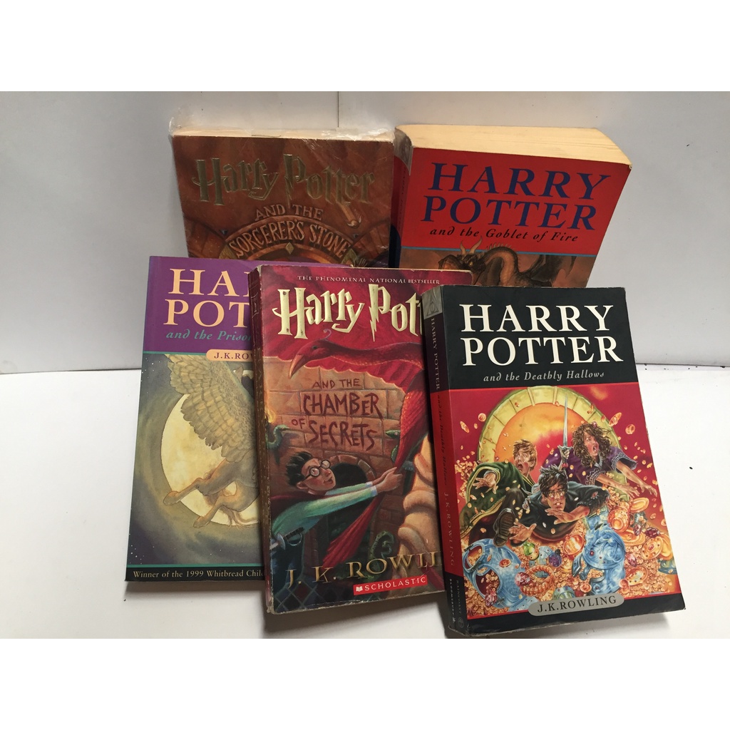 Harry Potter Series ( Sorcerer's stone, Chamber of Secrets, Prizoner of ...
