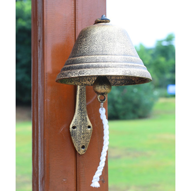 Cast iron doorbell traditional retro metal wall XX L | Shopee Philippines