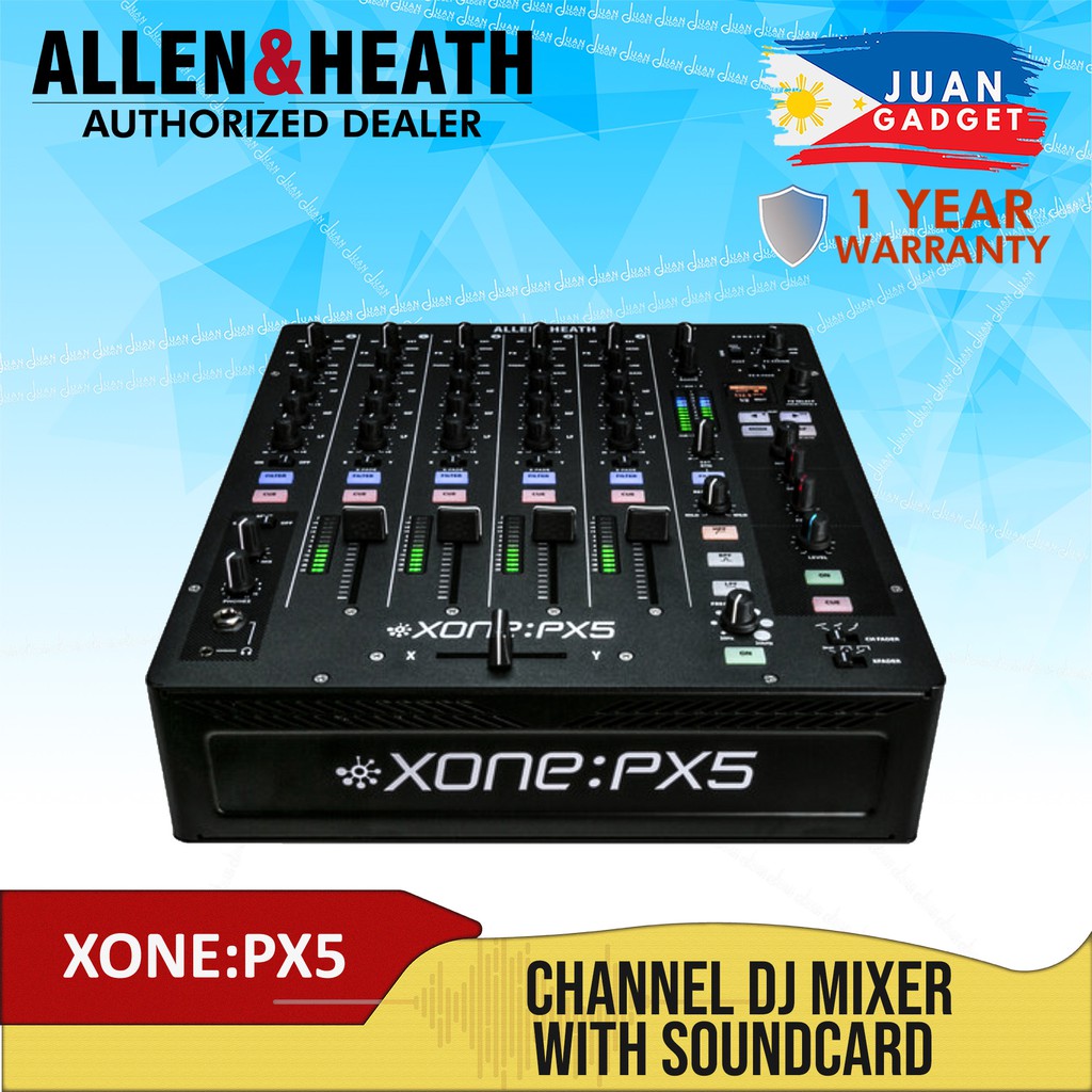 Allen & Heath Xone PX5 4-channel Professional Analog DJ Mixer with ...