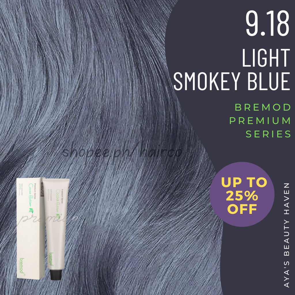 Light Smokey Blue 9.18 Hair Color 100ml | Shopee Philippines