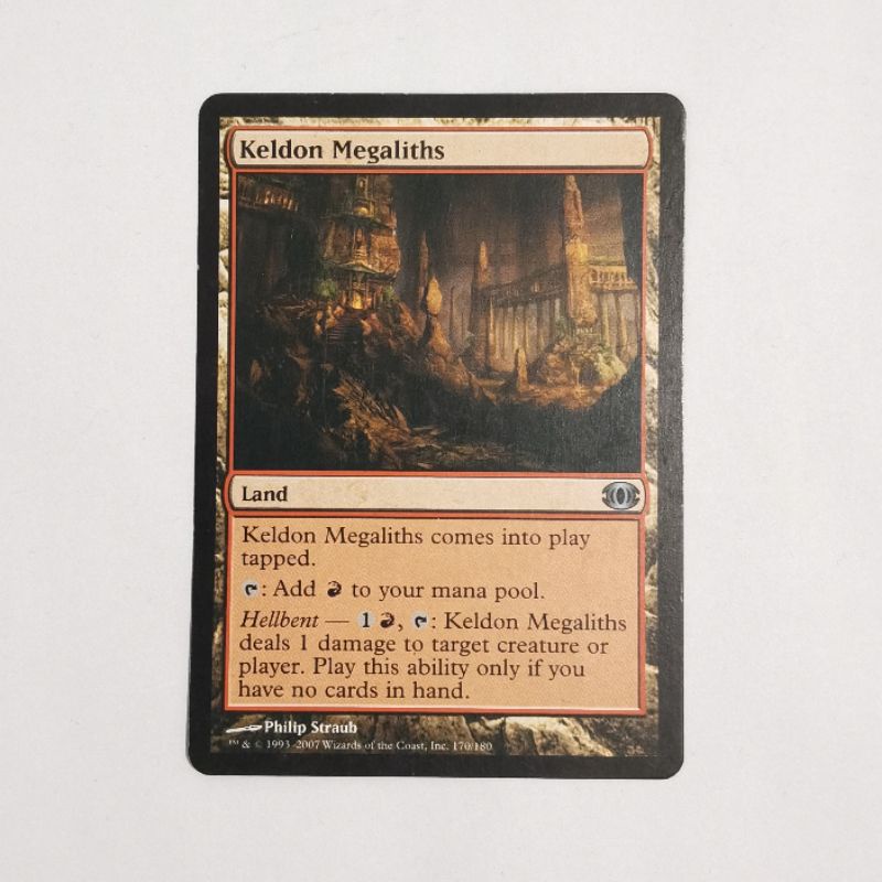 MTG Card KELDON MEGALITH Magic the Gathering Trading Card Game Land ...