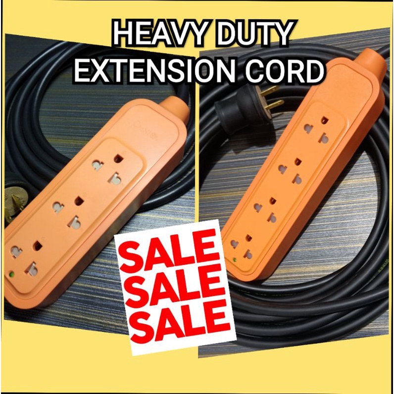 30 METERS EXTENSION CORD w/ 16/2 ROYAL CORD, HEAVY DUTY RUBBER PLUG ...