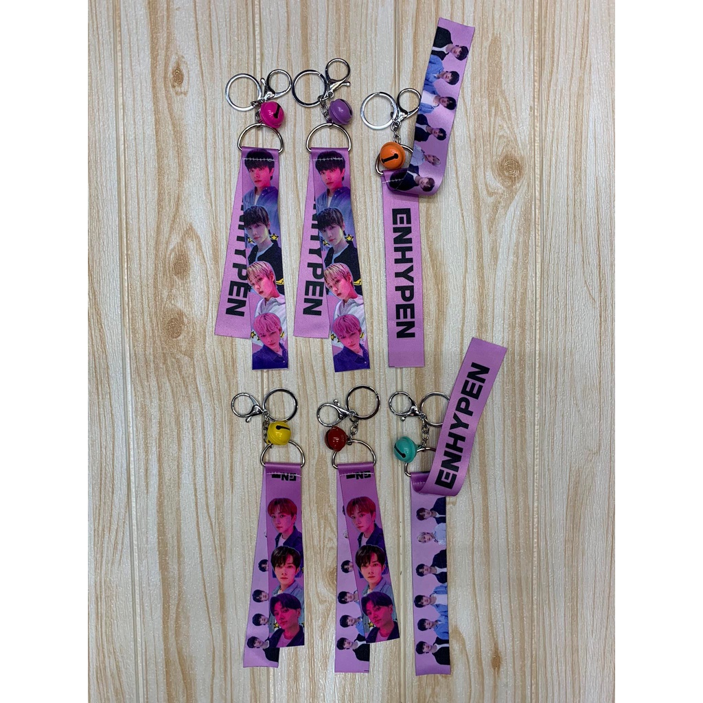 KPOP KEYCHAIN STRAP Heeseung Jay Jake Sunghoon Sunoo Jungwon Ni-ki ...