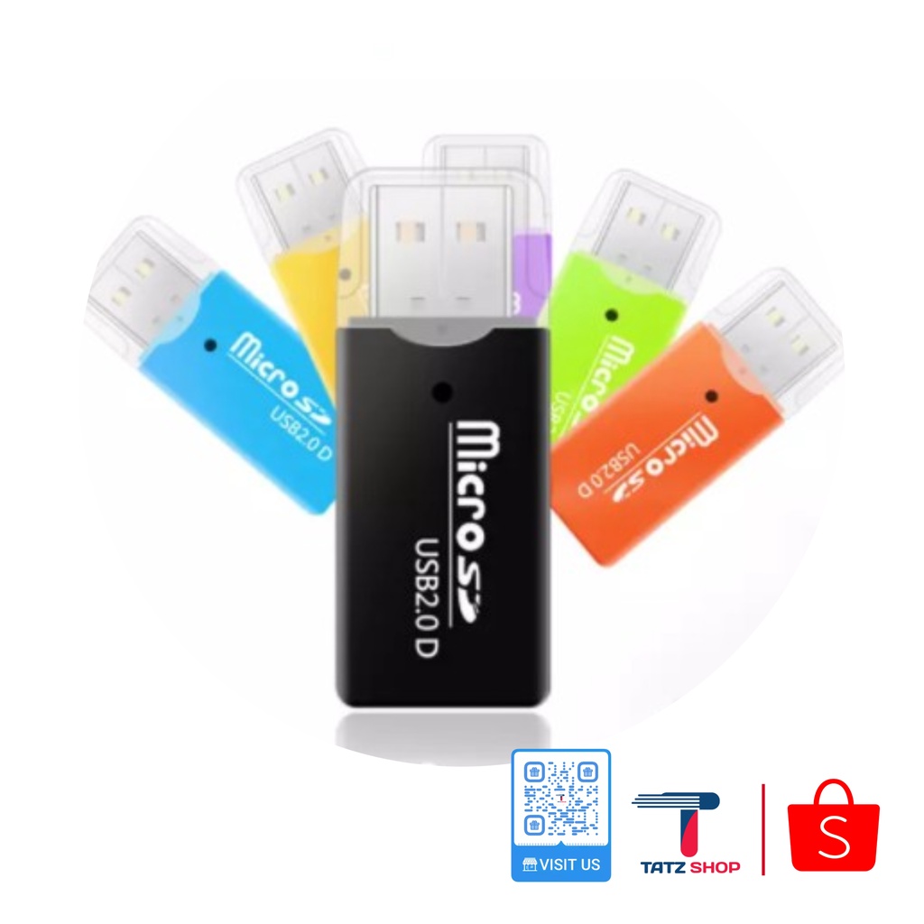 HI-Speed Micro SD Card Reader USB 2.0 SD Card/TF Card | Shopee Philippines
