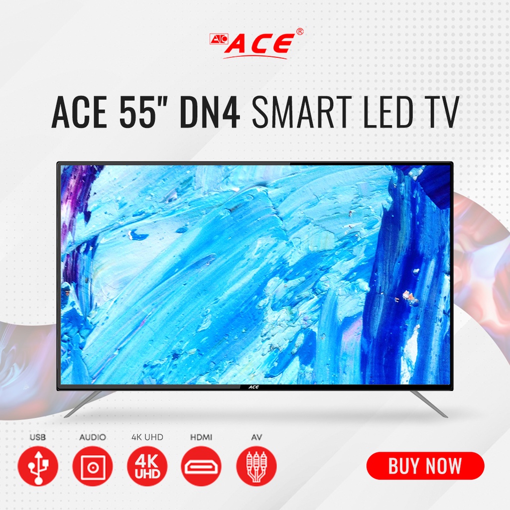 Ace 55 inch 4k Resolution Full DH LED Smart TV-Android-HDR-Netflix ...