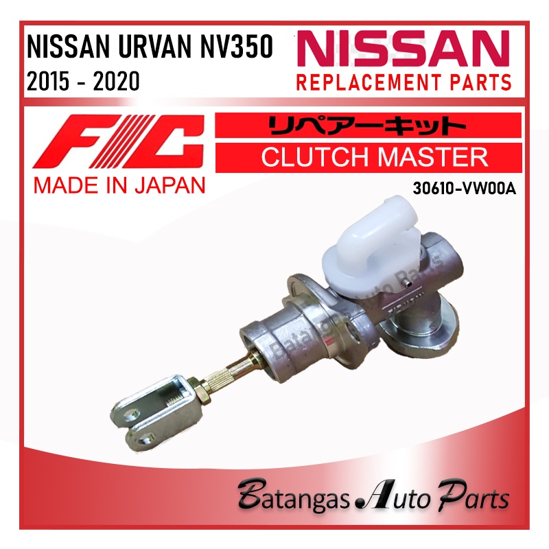 CLUTCH MASTER NISSAN URVAN NV350 2015-2020 FIC 30610-VW00A | Shopee ...