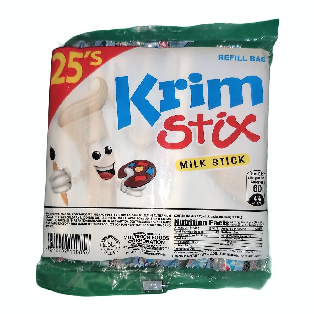 Krim Stix Milk KRI17 25 Pieces | Shopee Philippines
