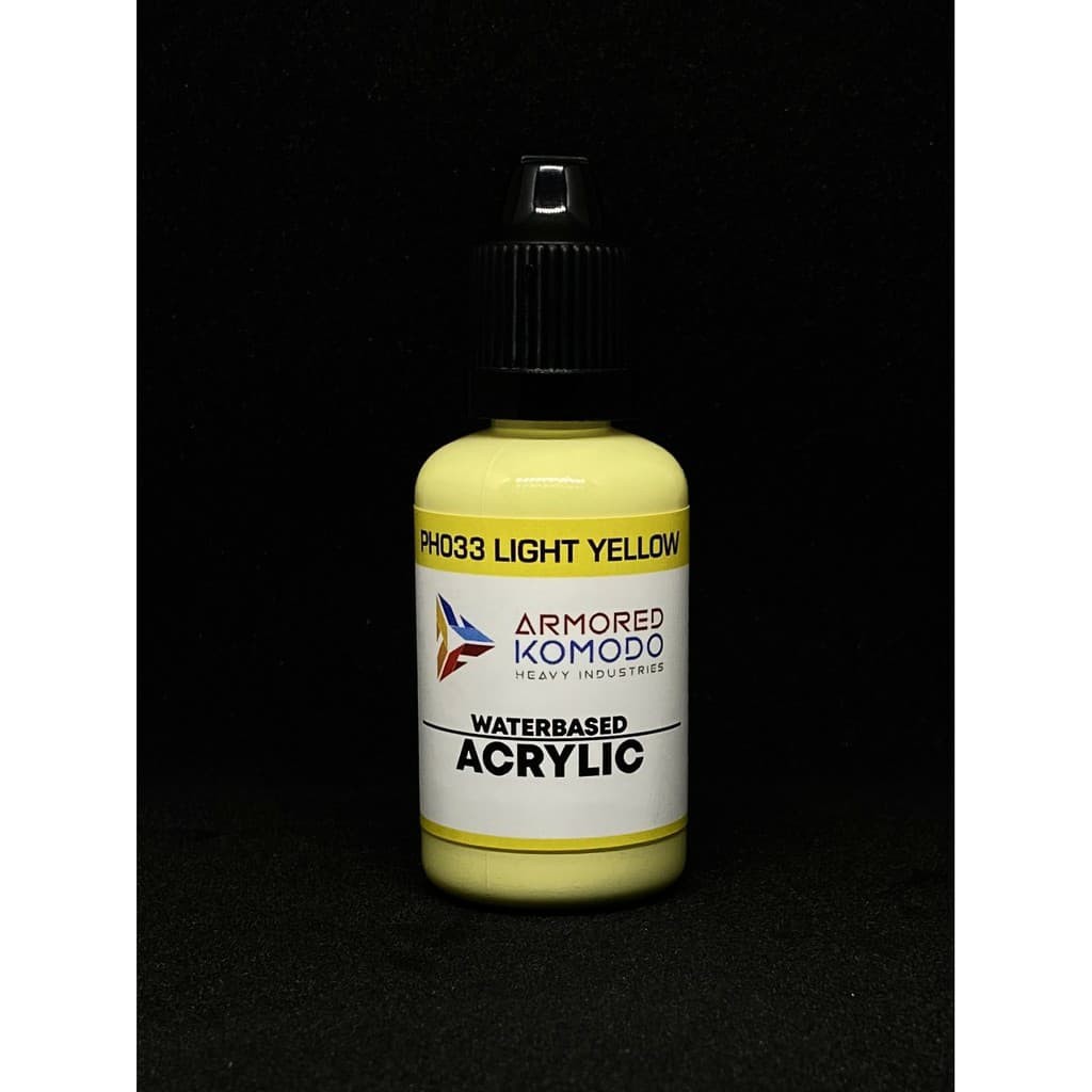 ArKom: PH033 Light Yellow Waterbased Acrylic Paint (Armored Komodo ...
