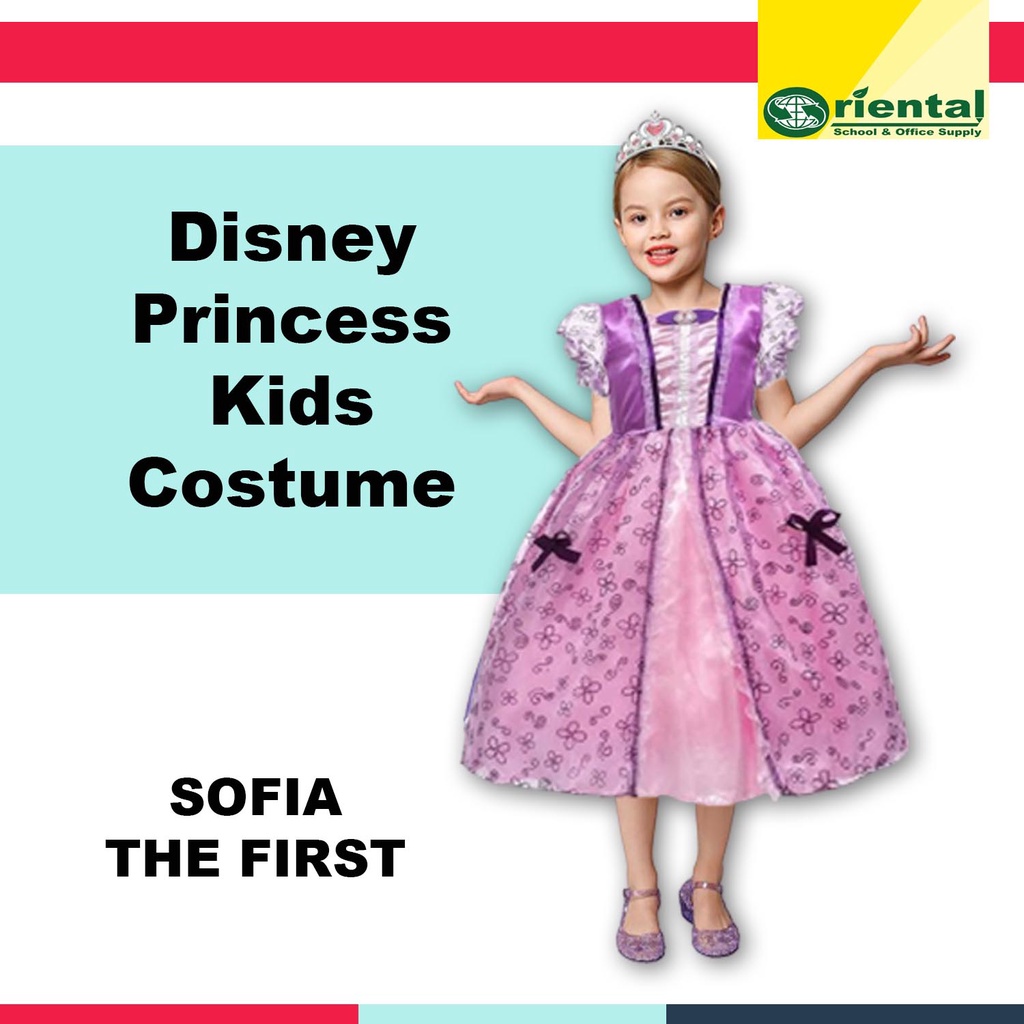 Sofia Disney Princess Girls Dress Costume - Halloween Birthday Party ...