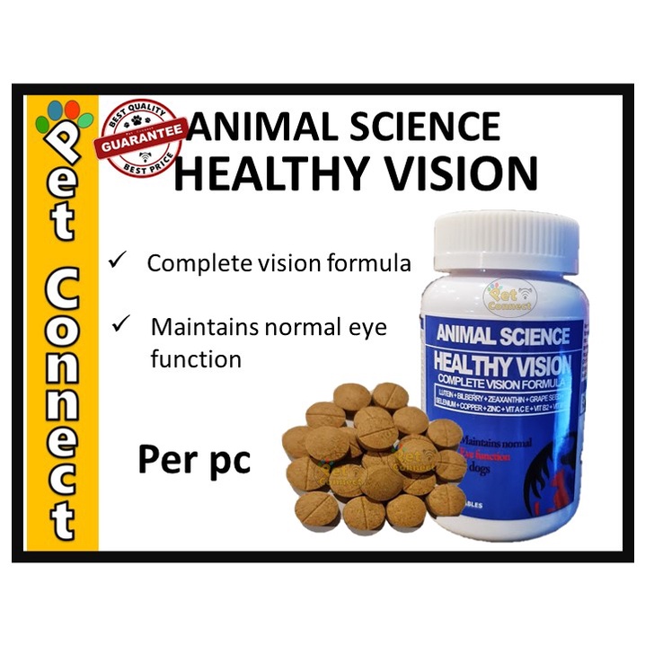 Animal Science Healthy Vision Supplement for Normal Eye Function in ...