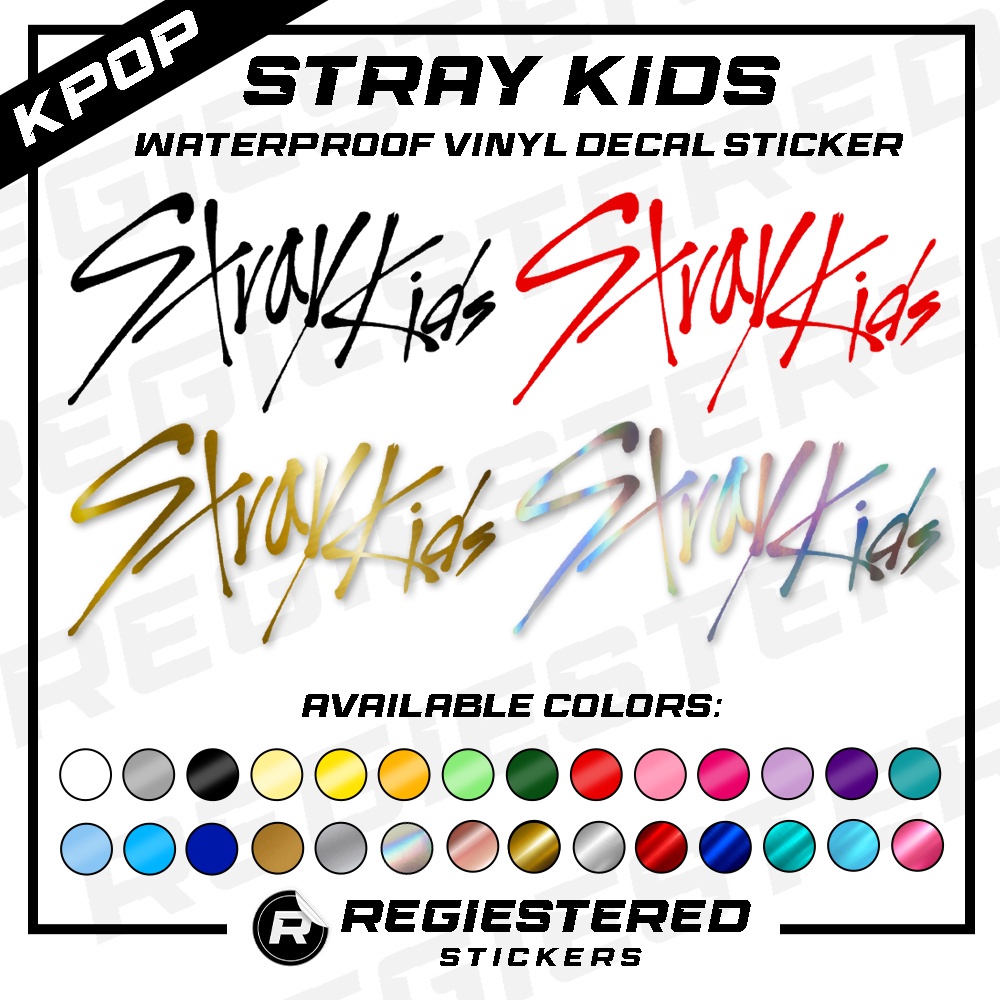 KPOP Stray Kids SKZ Logo Vinyl Decal Sticker Waterproof | Shopee ...