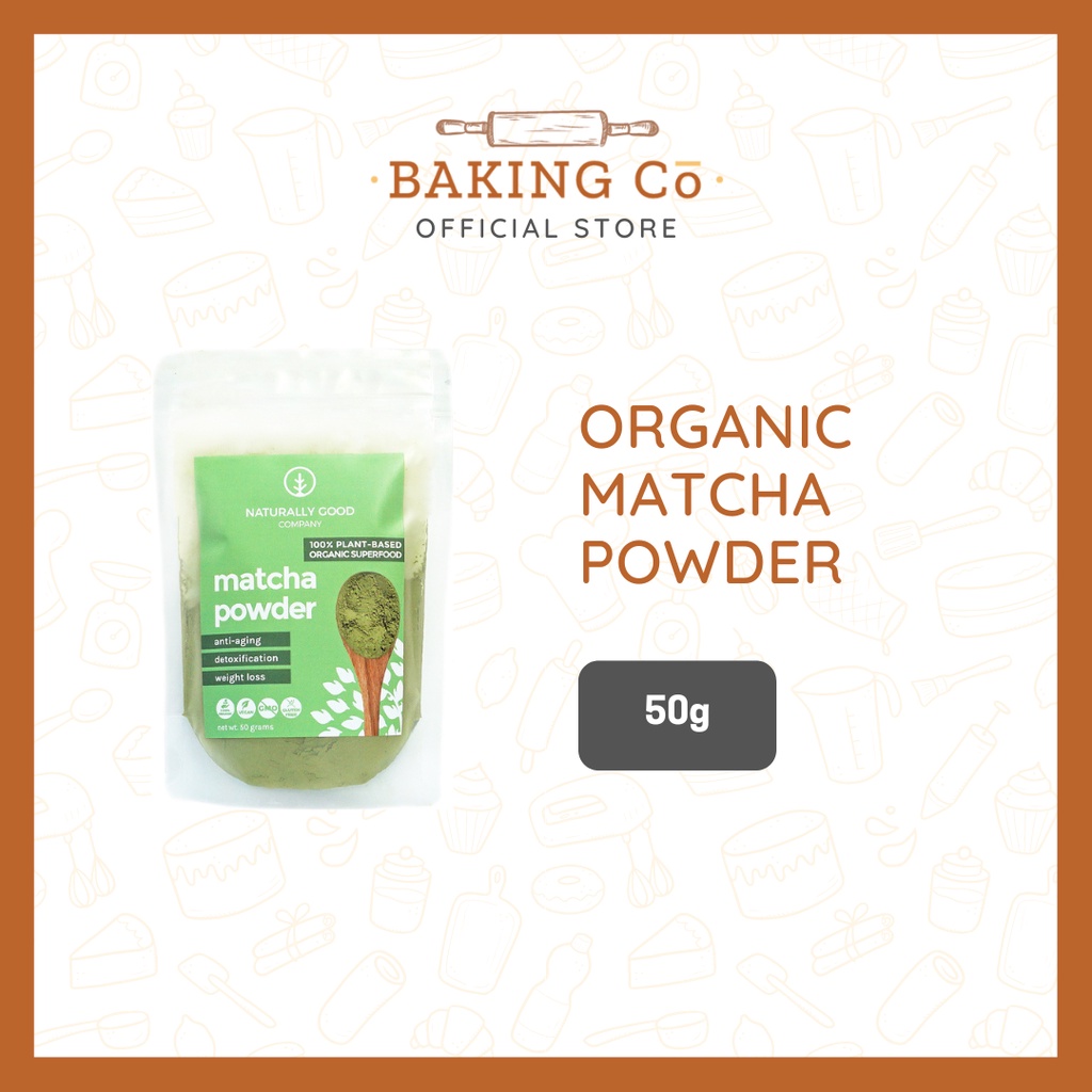 Naturally Good Company Culinary Grade Matcha Powder - 50g | Shopee ...
