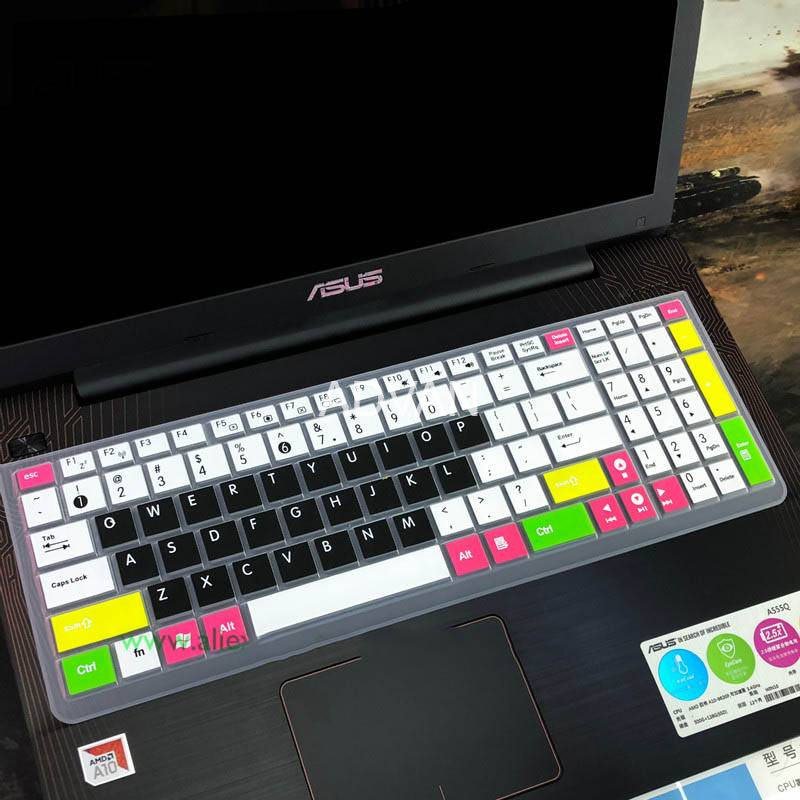 ADVAN 15 15.6'' laptop keyboard Cover Protector skin For ASUS ...