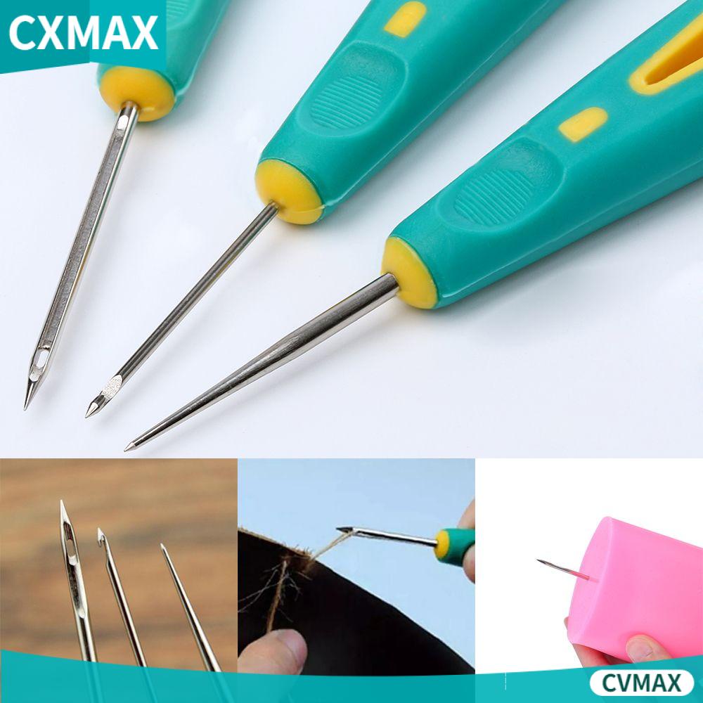 CVMAX Steel Sticher Shoe Repair Tools Crochet Needle Awl Cone Leather ...