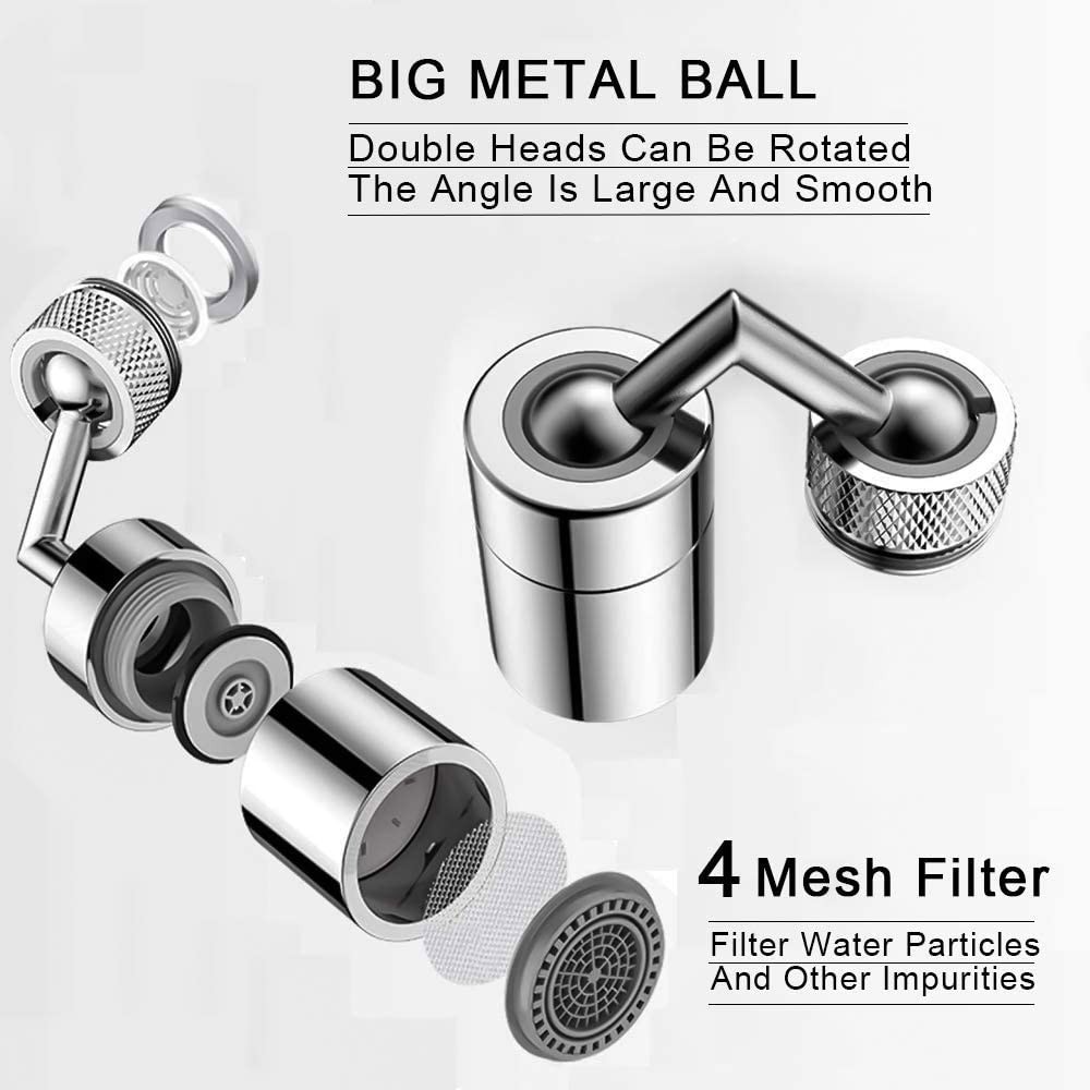 Smart Water Pressure Connector Rotates 720 Degrees Water Pressure ...