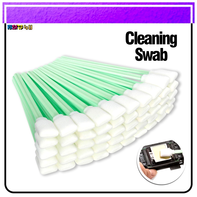 50Pcs Sponge Head Cleaning Cleaner Swab for All Large Format and Inkjet ...