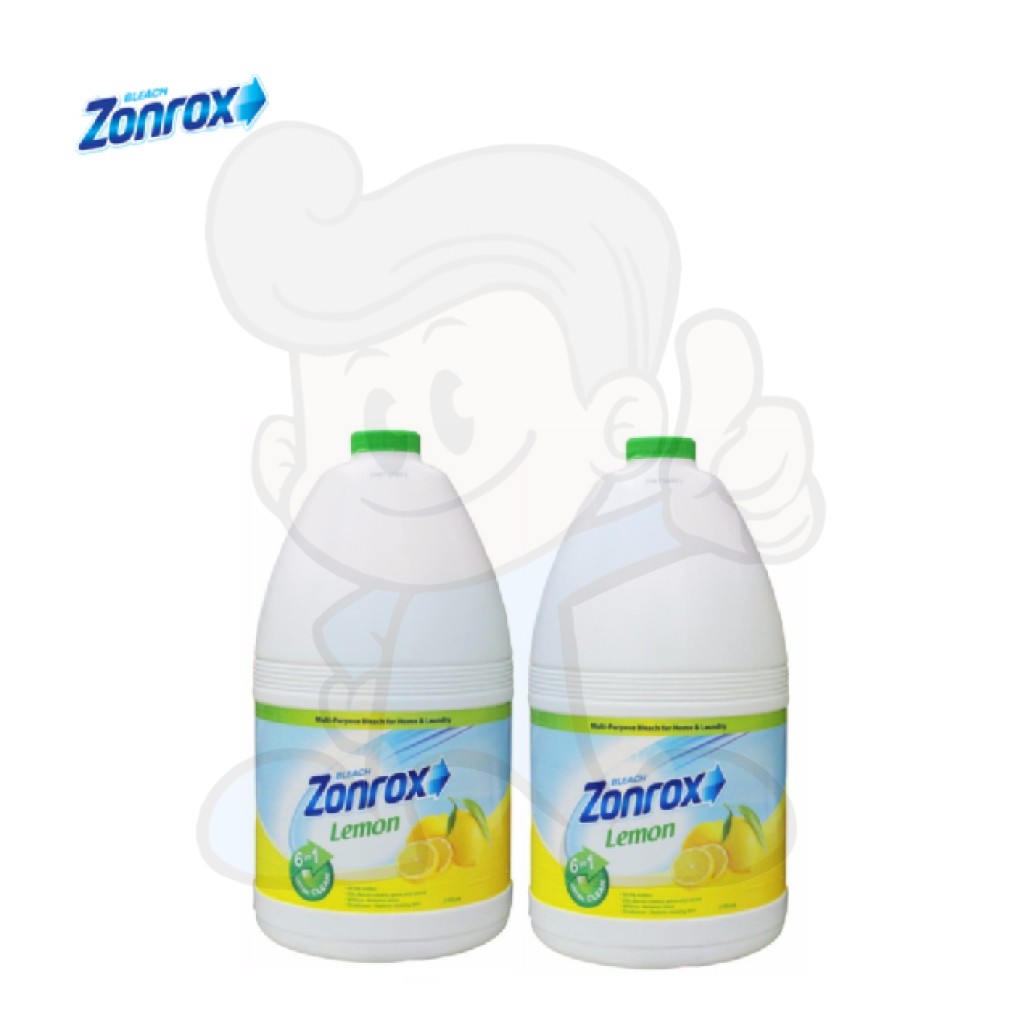 Zonrox Bleach Lemon Scent (2 x 1 Gallon) | Shopee Philippines