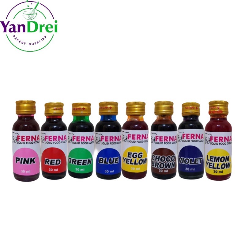Ferna Liquid Food Color - 30ml | Shopee Philippines