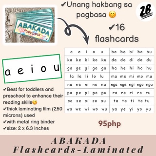 Abakada-Flashcards (LAMINATED) | Shopee Philippines