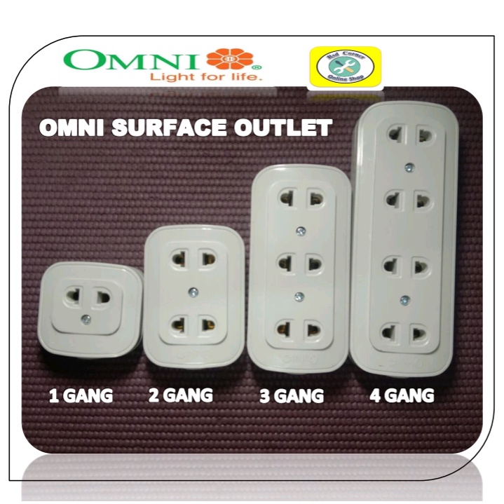 OMNI SURFACE CONVENIENCE OUTLET( 1 GANG, 2 GANG, 3 GANG, 4 GANG ...