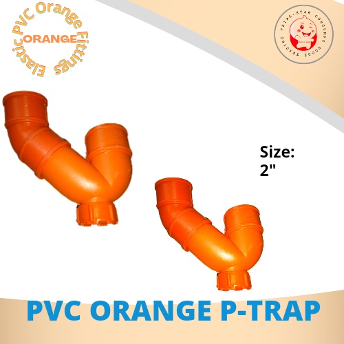PVC Sanitech Orange P-trap 2" | Shopee Philippines