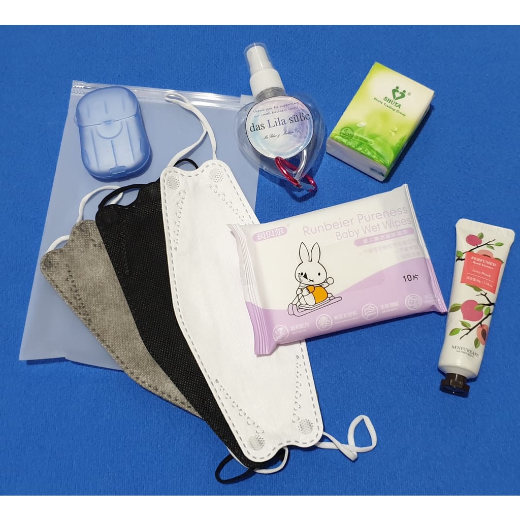 Hygiene Kit 8 in 1 complete the most affordable, KF94 / Surgical Masks ...
