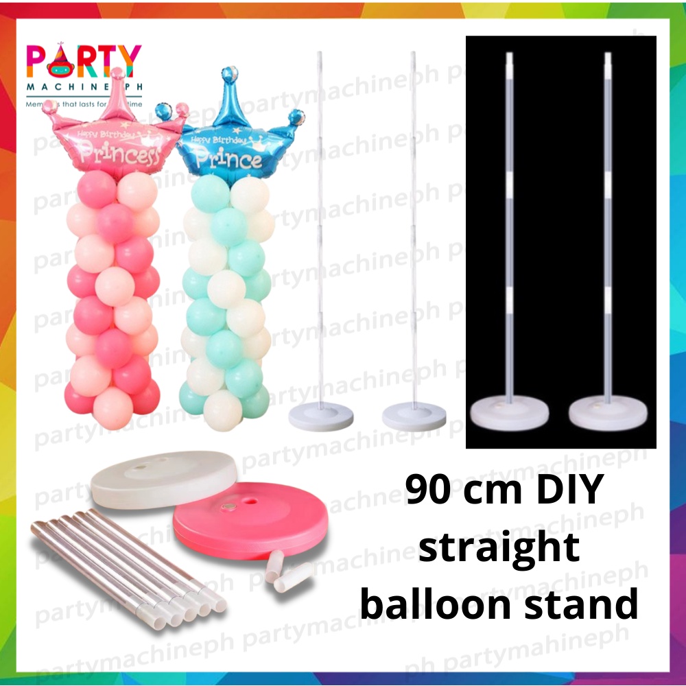 DIY balloon pillar stand / DIY balloon straight pillar stand / DIY ...
