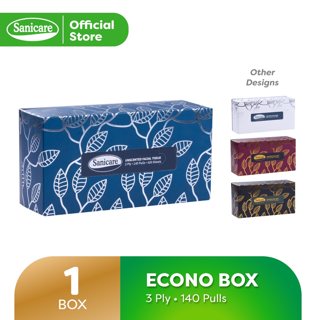 Sanicare Econo Box Premium Facial Tissue (1 Box) | Shopee Philippines