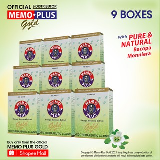 Memo Plus Gold 30s 9 Boxes | Shopee Philippines