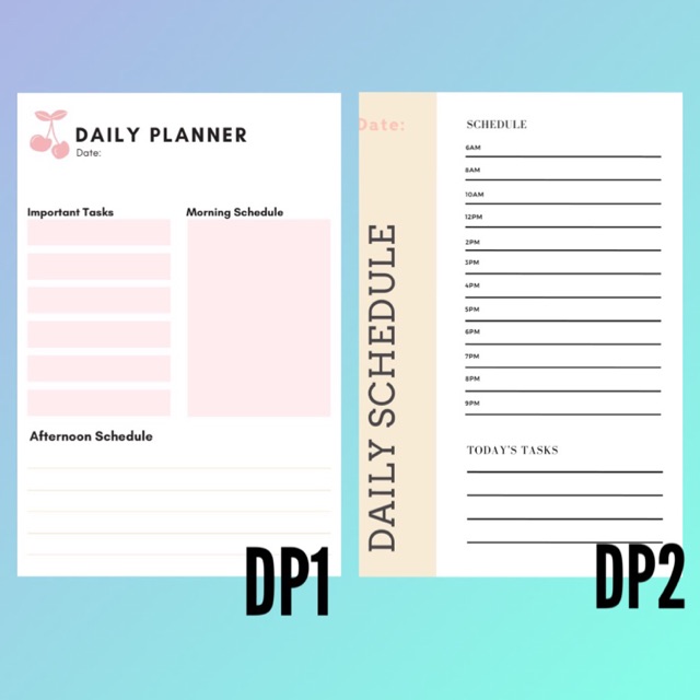 Daily Planner / Daily Schedule | Shopee Philippines